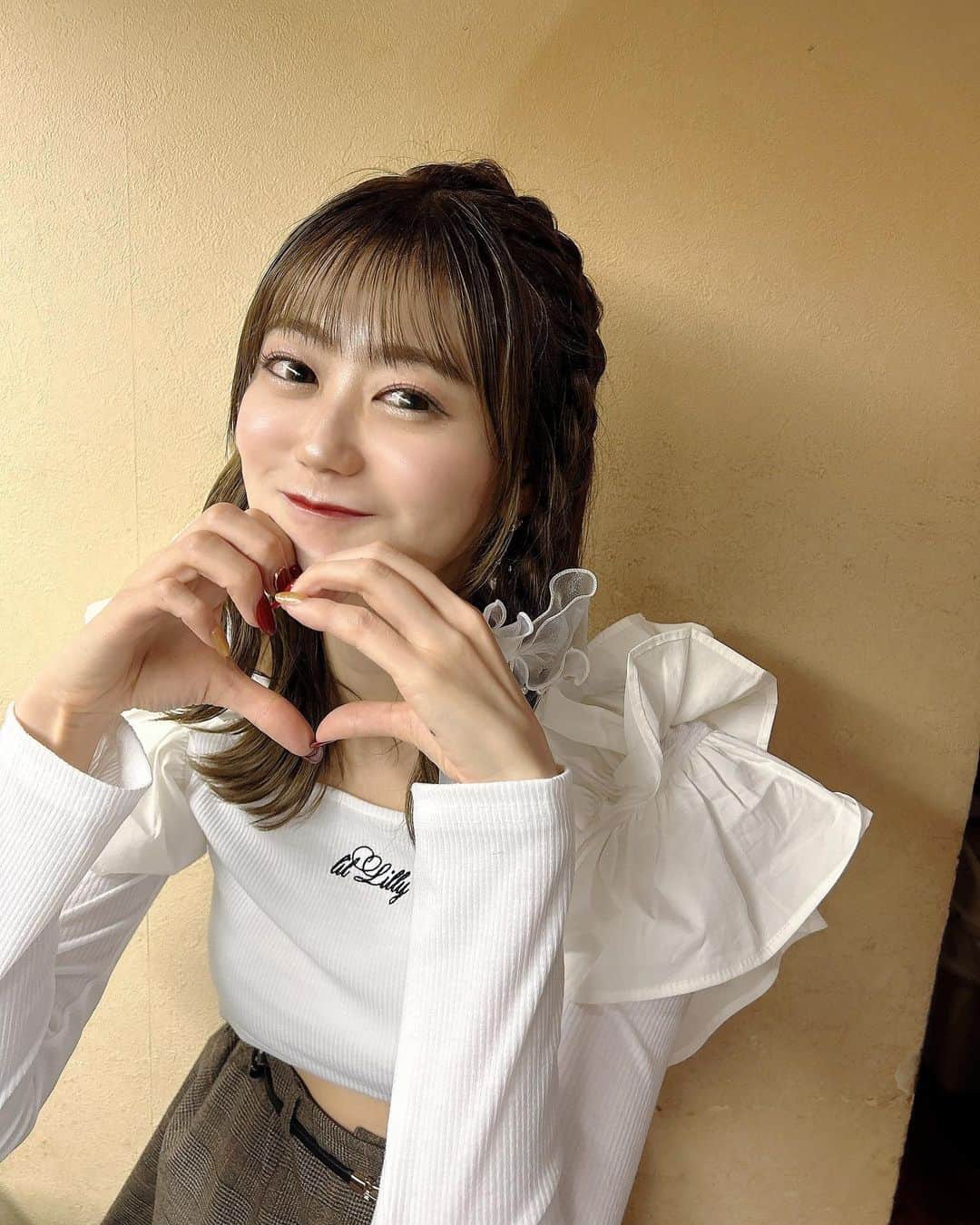 久木田菜々夏さんのインスタグラム写真 - (久木田菜々夏Instagram)「ヘアアレンジ可愛い？🎀♡ #アイドルヘア」11月28日 23時 ...