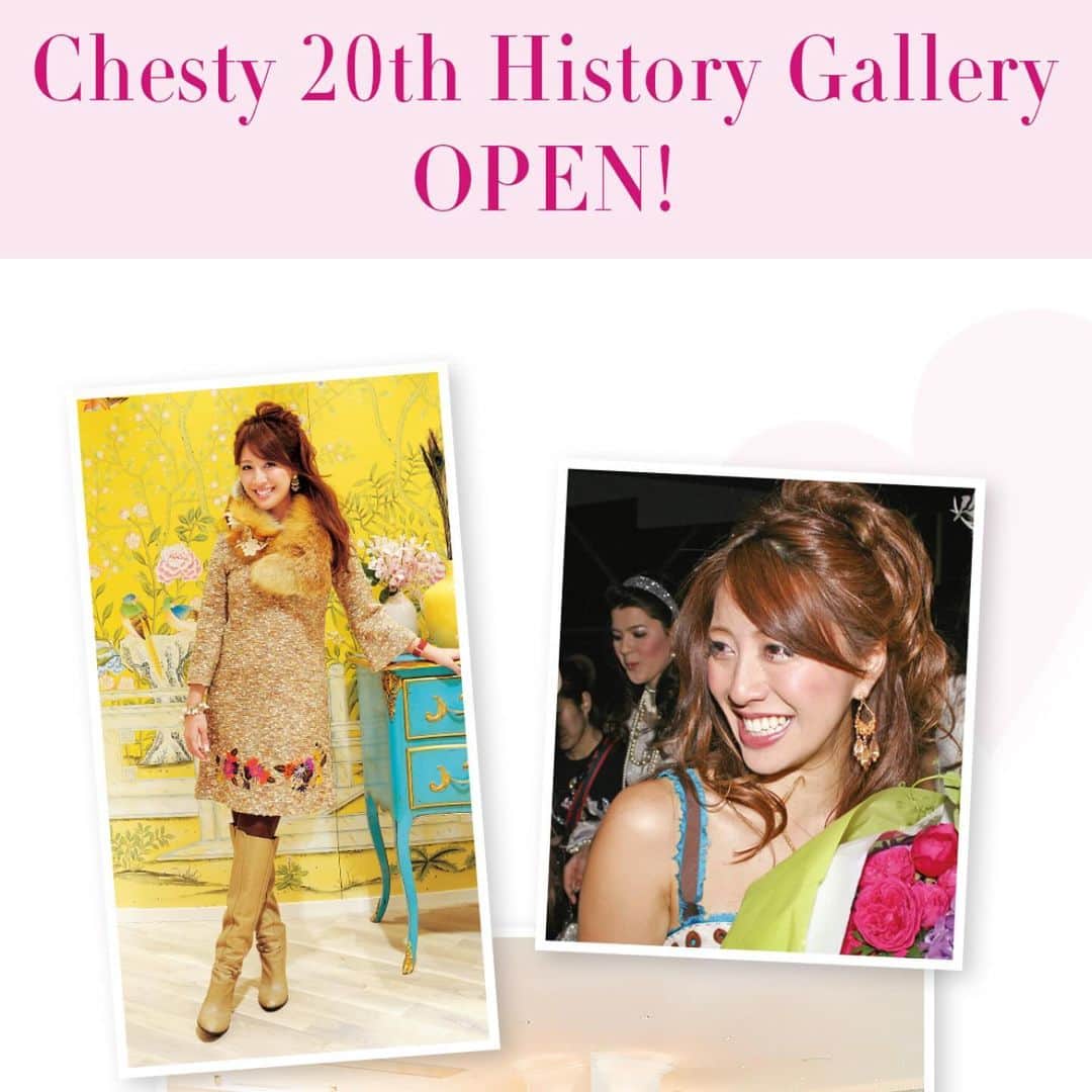 Chestyさんのインスタグラム写真 - (ChestyInstagram)「Chesty 20th Anniversary 🎉 皆様の温かい想いに支えられ Chestyは2023年秋に20 ...