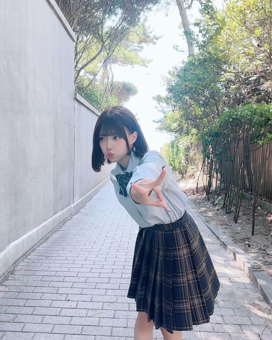 MINAMIさんのインスタグラム写真 - (MINAMIInstagram)「. ウィッグで撮影初めてでした🤲🏻 オフショです jkぽいよね ...