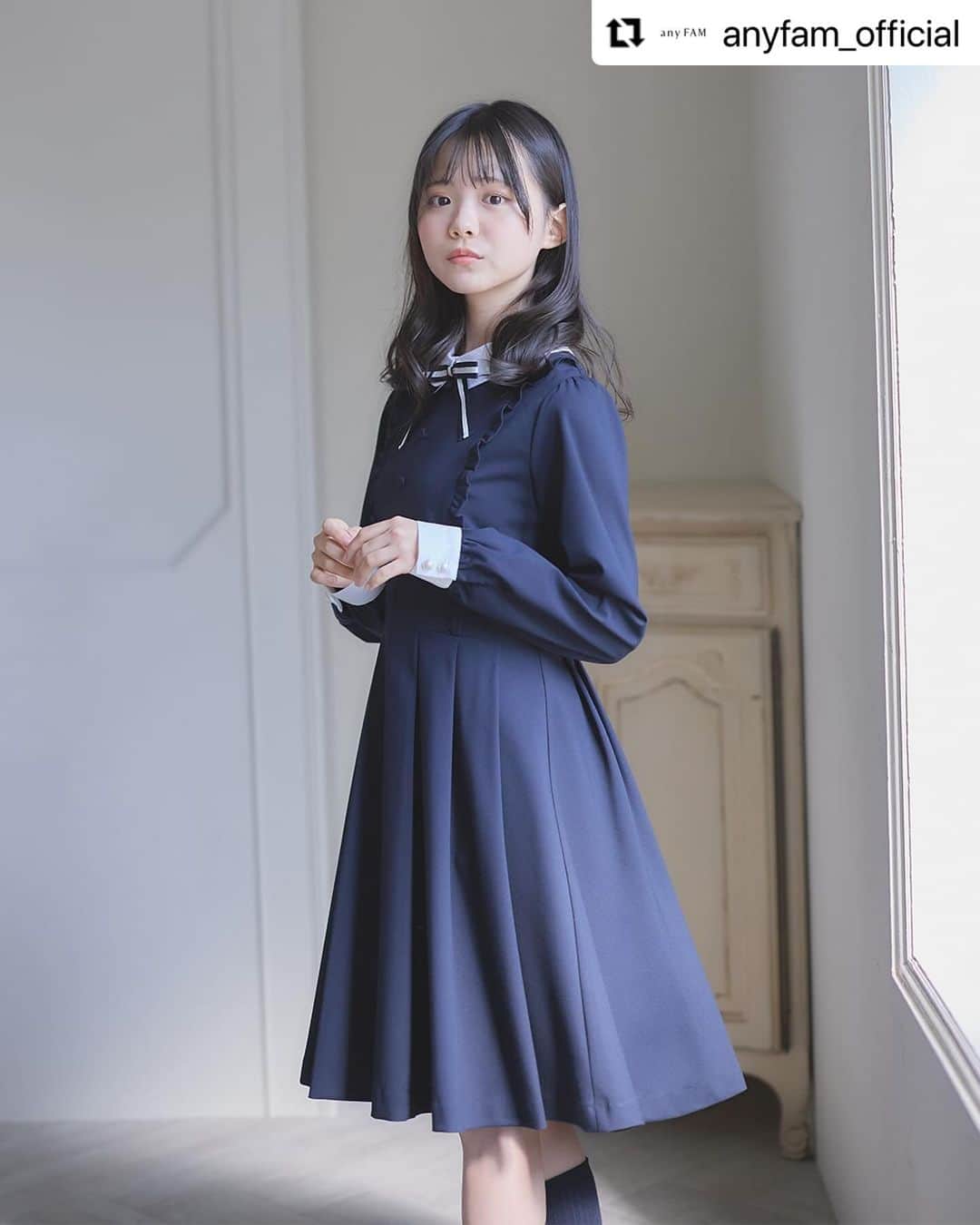 小松崎ふたばさんのインスタグラム写真 - (小松崎ふたばInstagram)「🌱🎀 素敵なお洋服がたくさんです #Repost @anyfam_official with @use ...