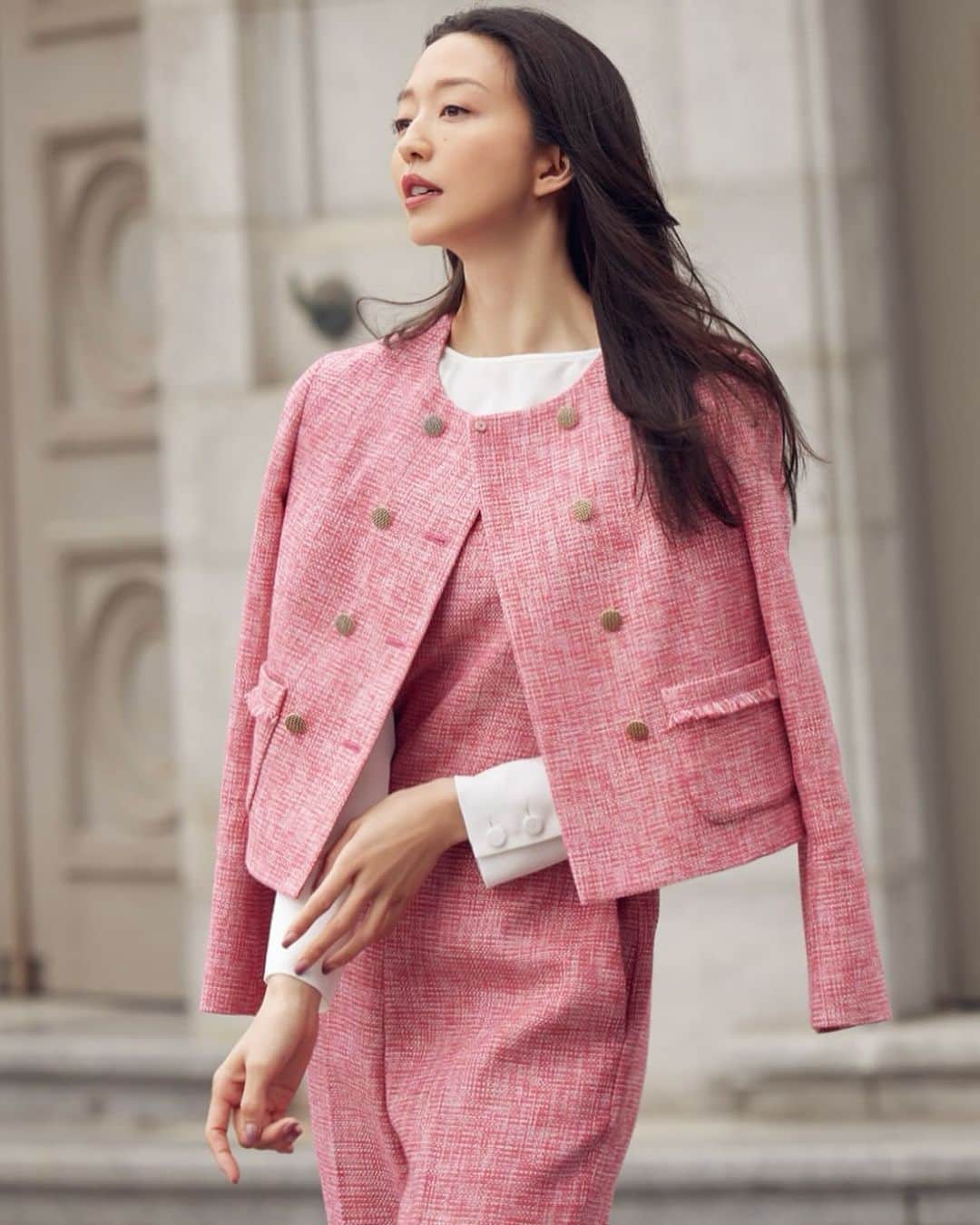 松島花さんのインスタグラム写真 - (松島花Instagram)「: @anayi_official エターナルライン 2024が 公開になりました👗 今季も様々なシーンで活躍するアイテムが ...