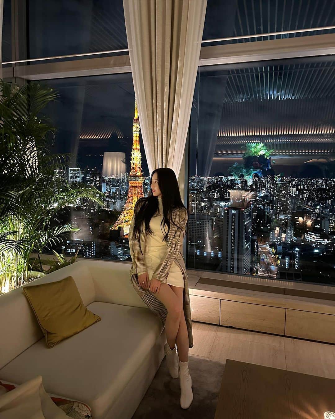 セリ さんのインスタグラム写真 セリ Instagram 「일본 여행이라니 넘 행복하네여 도쿄타워뷰 맛집으로 유명한 도쿄