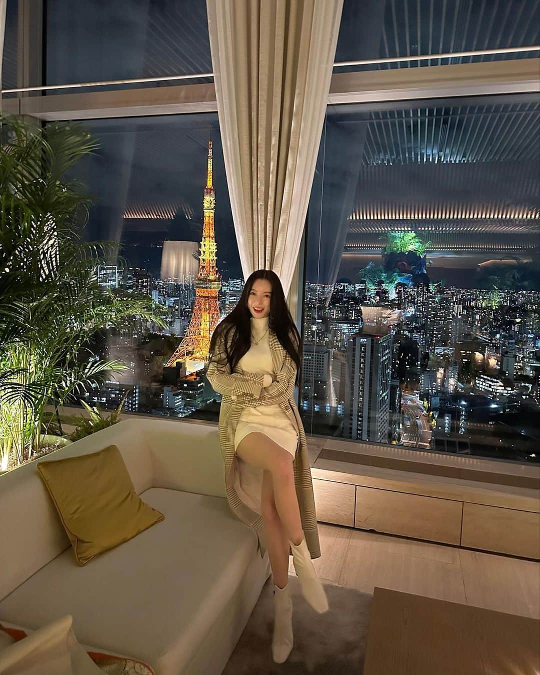 セリ さんのインスタグラム写真 セリ Instagram 「일본 여행이라니 넘 행복하네여 도쿄타워뷰 맛집으로 유명한 도쿄