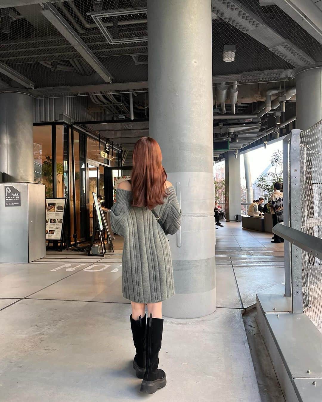 田久保夏鈴さんのインスタグラム写真 - (田久保夏鈴Instagram)「袖たぽたぽ♡ olu.とえみ姉コラボのワンピ、発売日当日にえみ姉に ...