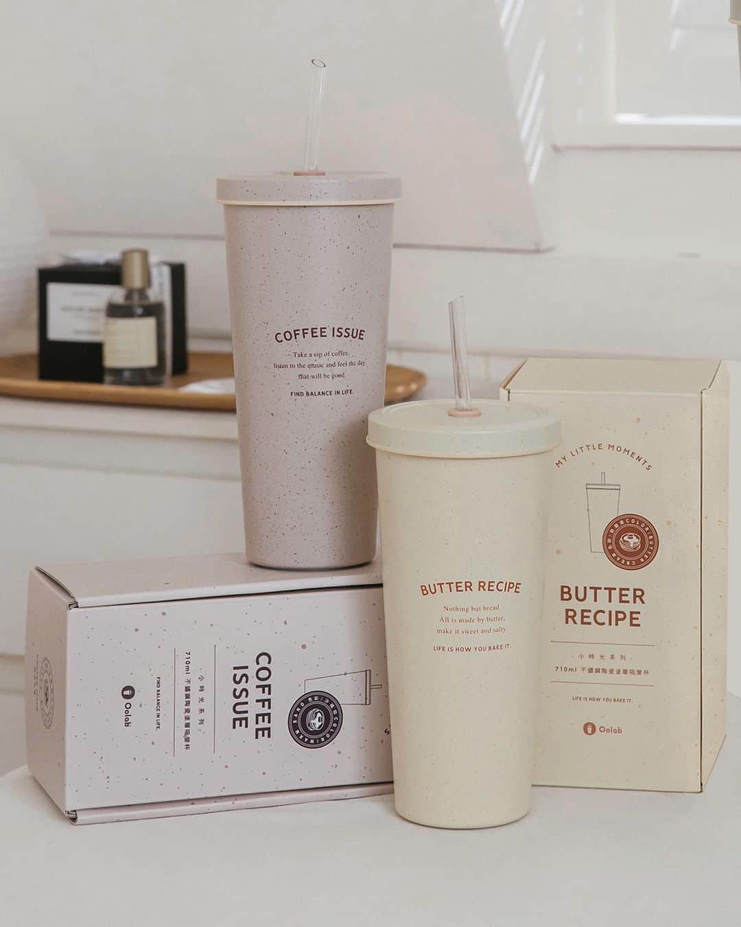 峮峮さんのインスタグラム写真 - (峮峮Instagram)「新發現的小可愛🥤#良杯製所 #小時光系列吸管杯 第一眼看到良杯製所Oolab的環保杯時 就覺得好療癒😍😍 這個月新推出的小時光系列 ...
