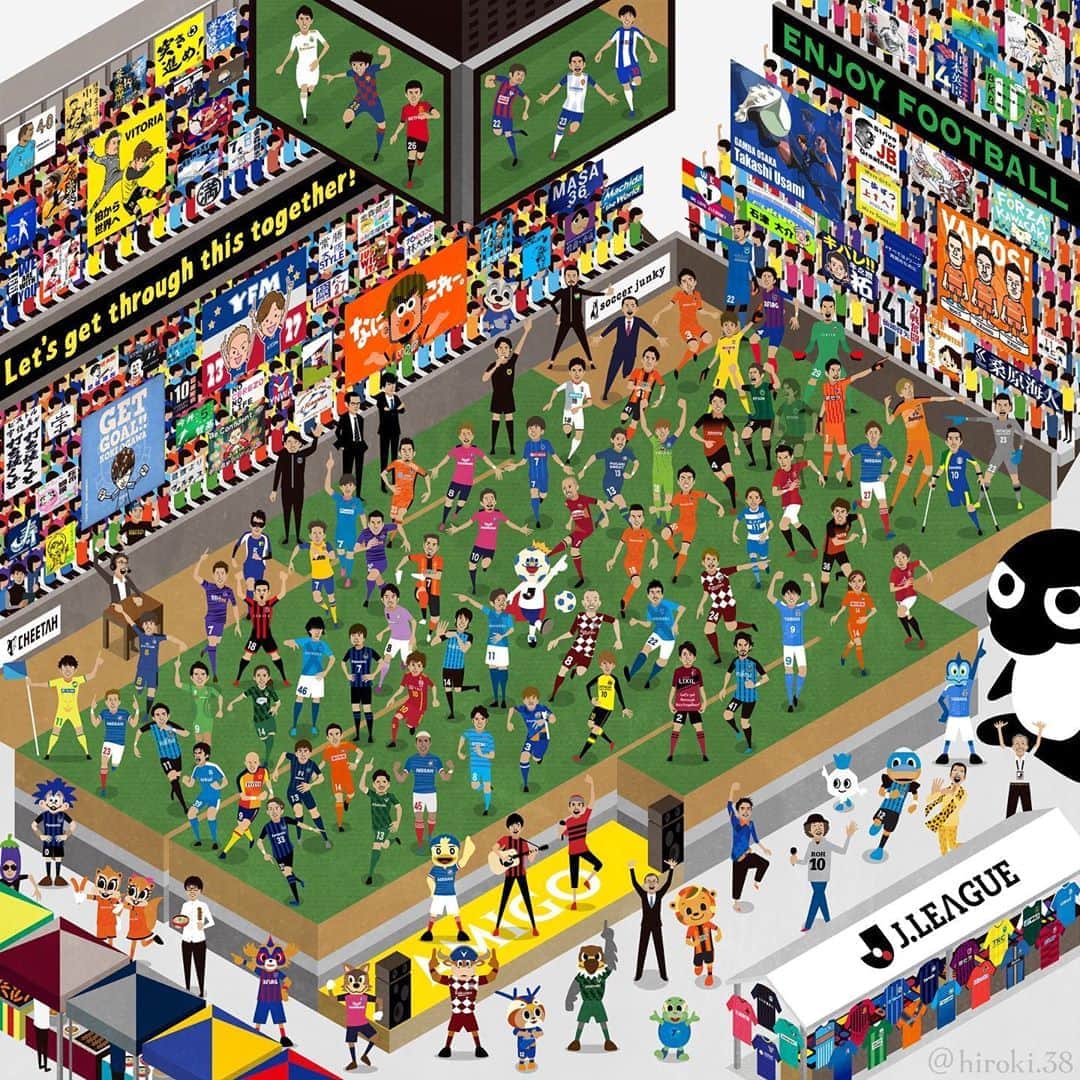 hiroki.38さんのインスタグラム写真 - (hiroki.38Instagram)「. キックオフ！ ／ Let's get together. . . #Jリーグキング #完成 #j1 ...