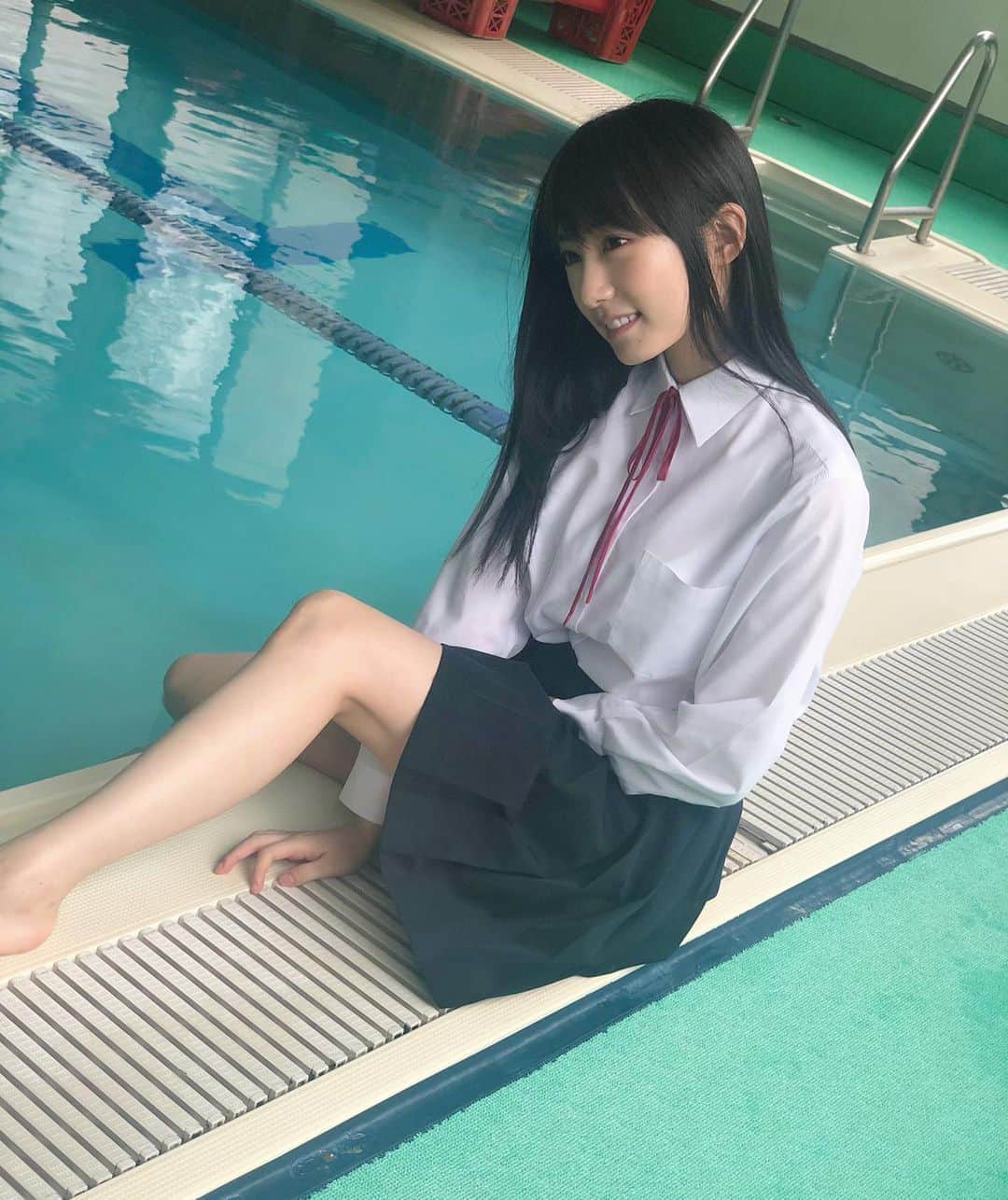 横野すみれさんのインスタグラム写真 横野すみれinstagram 「意外とこう見えて泳げるんです！☺️﻿ ﻿ ﻿ ヤングチャンピオン烈