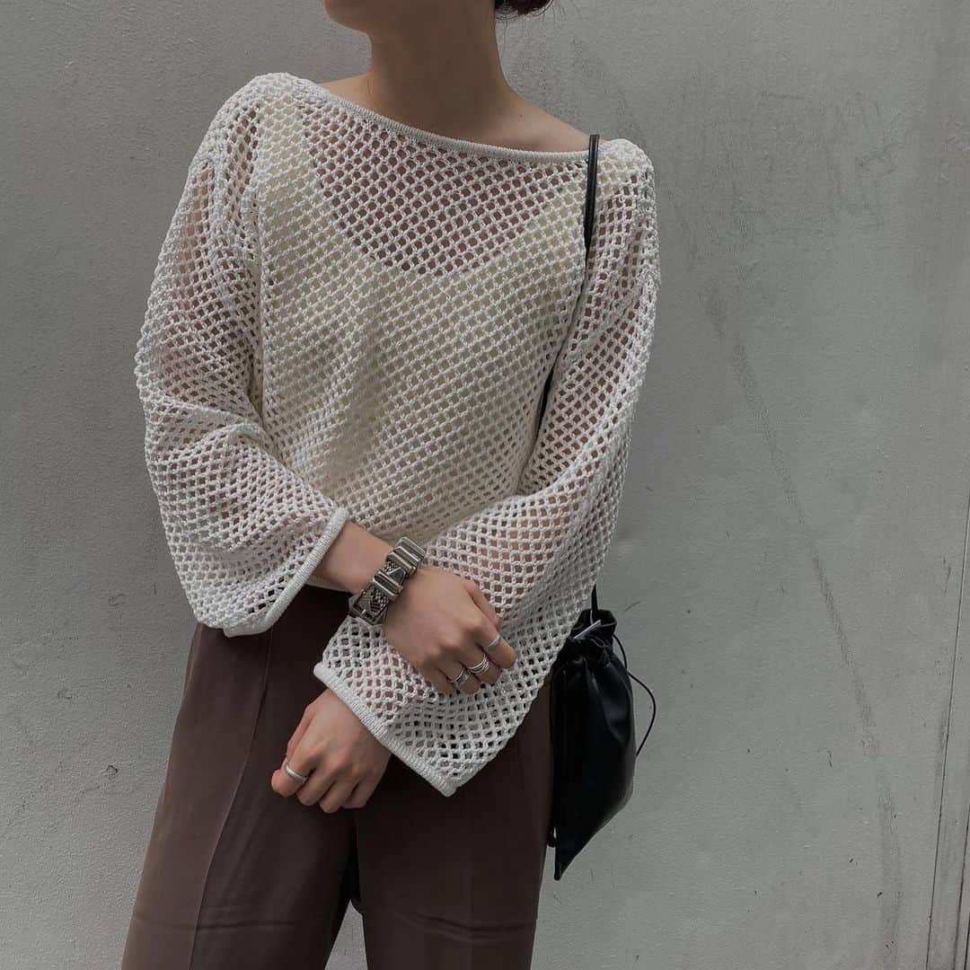 ホワイト Ameri AMERI iMESH LONG KNIT メッシュ ロングワンピースの通販 by M's shop｜アメリヴィンテージならラクマ VINTAGE - 専用 ありません ...