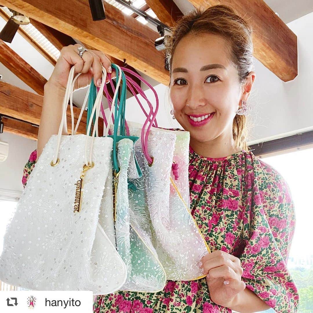 THE HANYさんのインスタグラム写真 - (THE HANYInstagram)「【シャルマントサック×THE HANYのコラボレーション ...