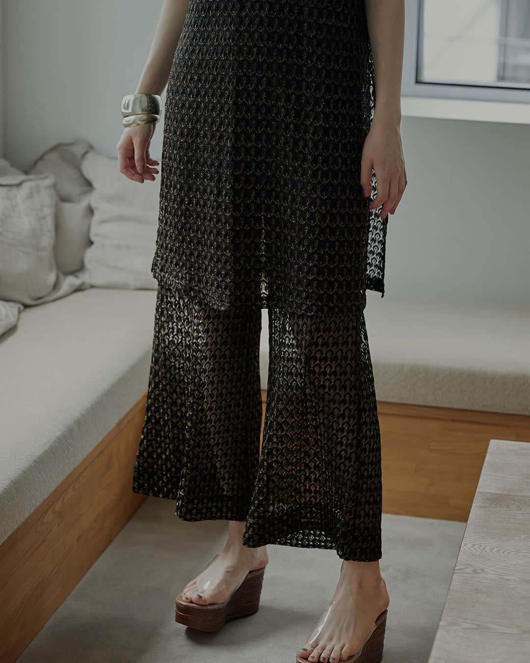 34％割引ホワイト系,S年末のプロモーション 【新品】AMERI MEDI SHINE LACE PANTS カジュアルパンツ パンツホワイト系S-OTA.ON.ARENA.NE.JP