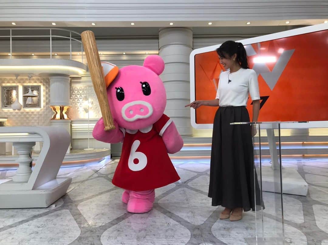 TBS「Nスタ」さんのインスタグラム写真 - (TBS「Nスタ」Instagram)「‪6/22(月)のブーナ💕‬ ‪#ブーナ #boona #小林由未子 #野球 tbs #Nスタ ‬」6月 ...
