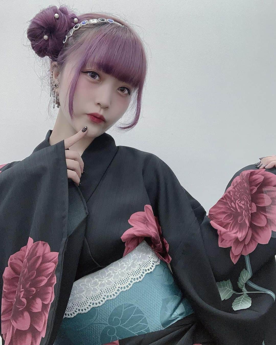 冬野あゐくさんのインスタグラム写真 冬野あゐくinstagram 「浴衣ですの🖤」7月20日 0時02分 Aik9