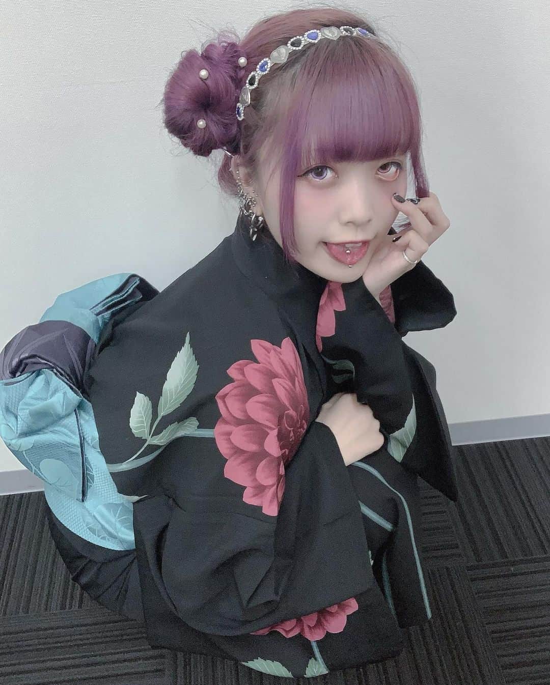 冬野あゐくさんのインスタグラム写真 冬野あゐくinstagram 「浴衣ですの🖤」7月20日 0時02分 Aik9