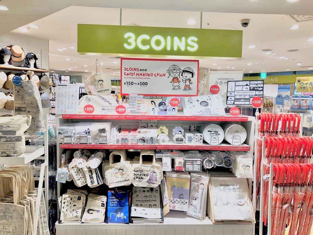 3COINSさんのインスタグラム写真 - (3COINSInstagram)「\本日より発売！／﻿ ﻿ 『3COINS and CHIBIMARUKOCHAN』﻿ ﻿ 本日6/30(火) 販売 ...