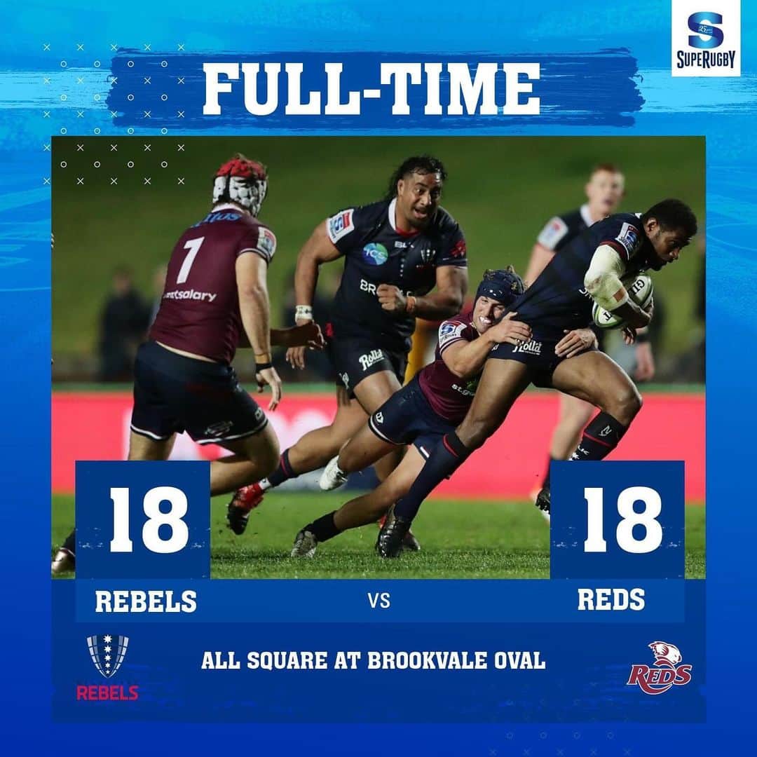 Super Rugbyさんのインスタグラム写真 - (Super RugbyInstagram)「FULL TIME REBELS VS ...