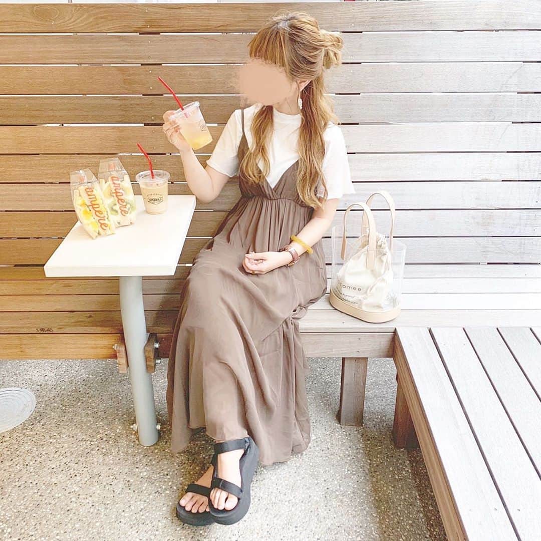 chocoさんのインスタグラム写真 - (chocoInstagram)「** ㅤㅤㅤㅤㅤㅤㅤㅤㅤㅤㅤㅤㅤ #ootd ㅤㅤㅤㅤㅤㅤㅤㅤㅤㅤㅤㅤㅤ はると会ったときのコーデ♡ ...