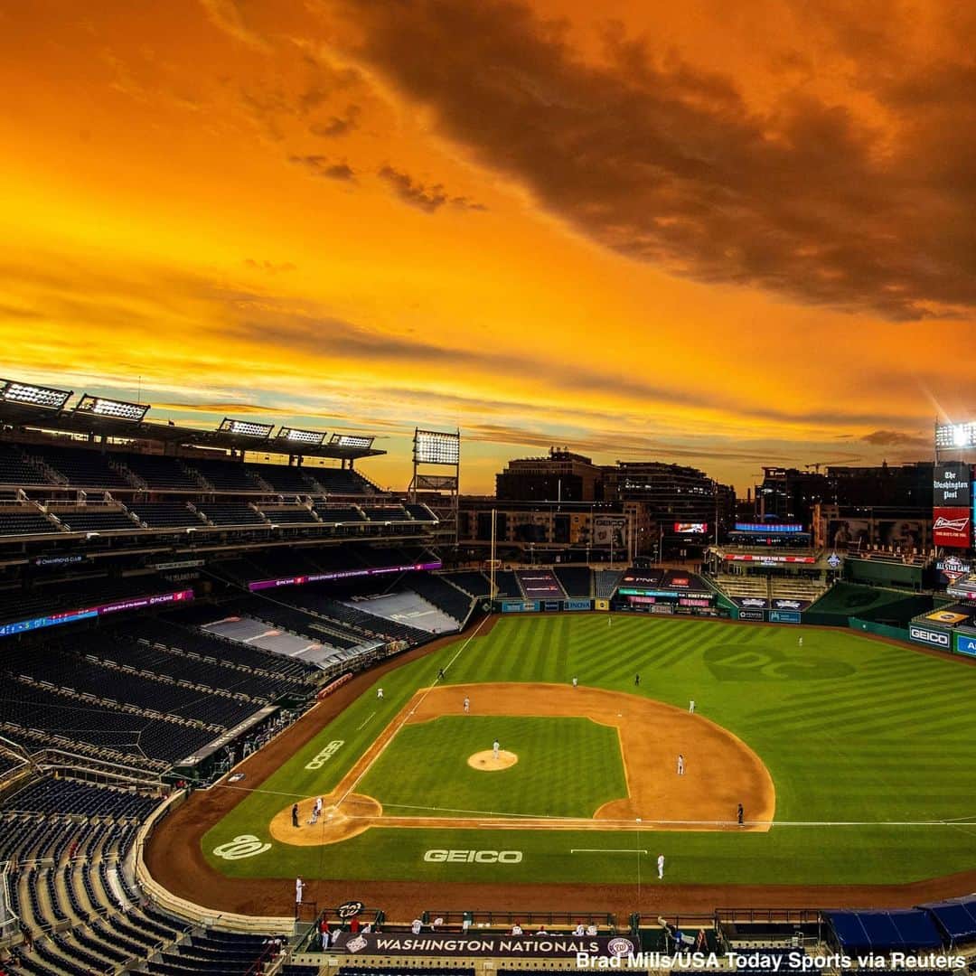ABC Newsさんのインスタグラム写真 - (ABC NewsInstagram)「Baseball stands seen empty ...