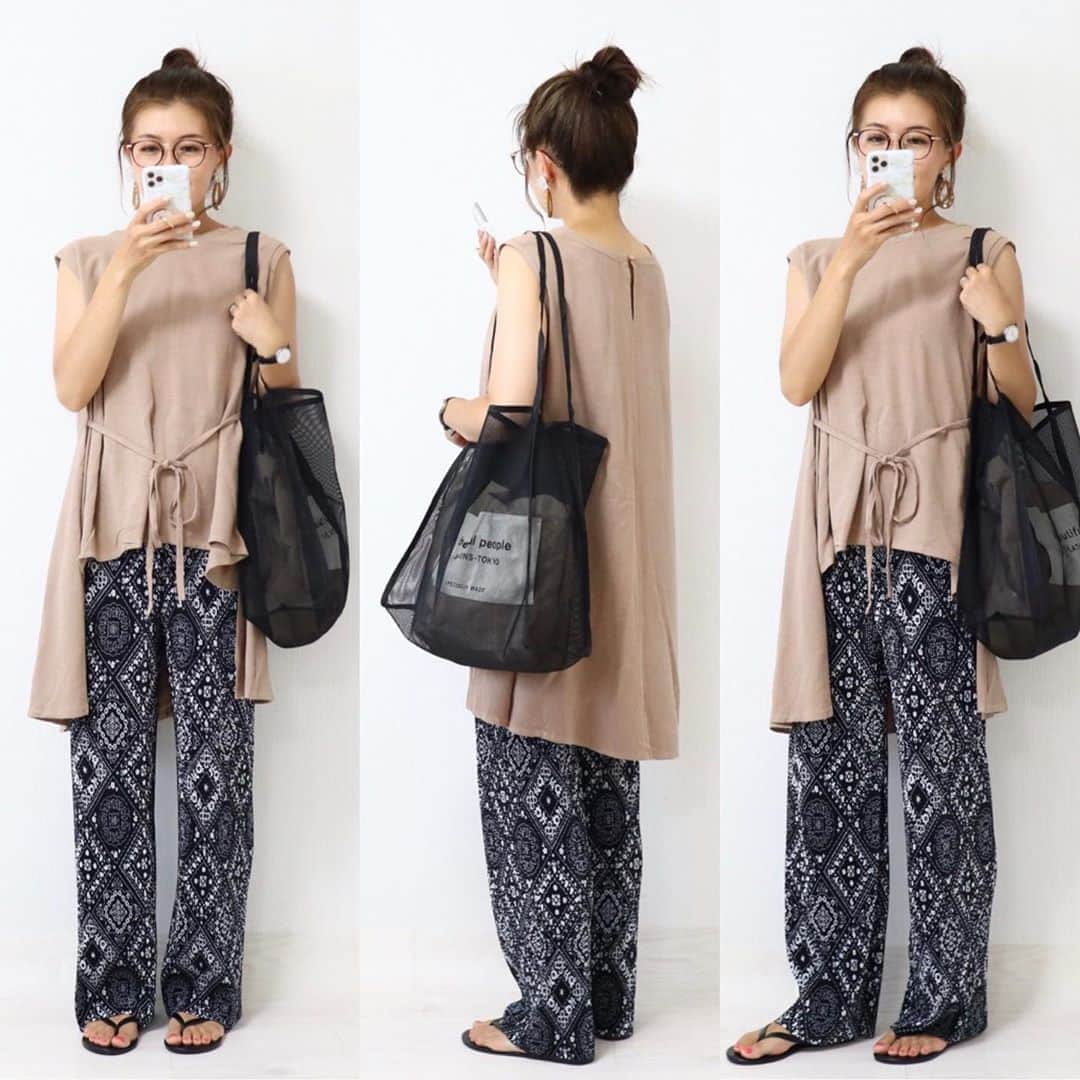 maki_h.aさんのインスタグラム写真 - (maki_h.aInstagram)「2020.8.9 ･ @select.shop.jbg の アシメタンクトップ ️ このデザインめっちゃ ...