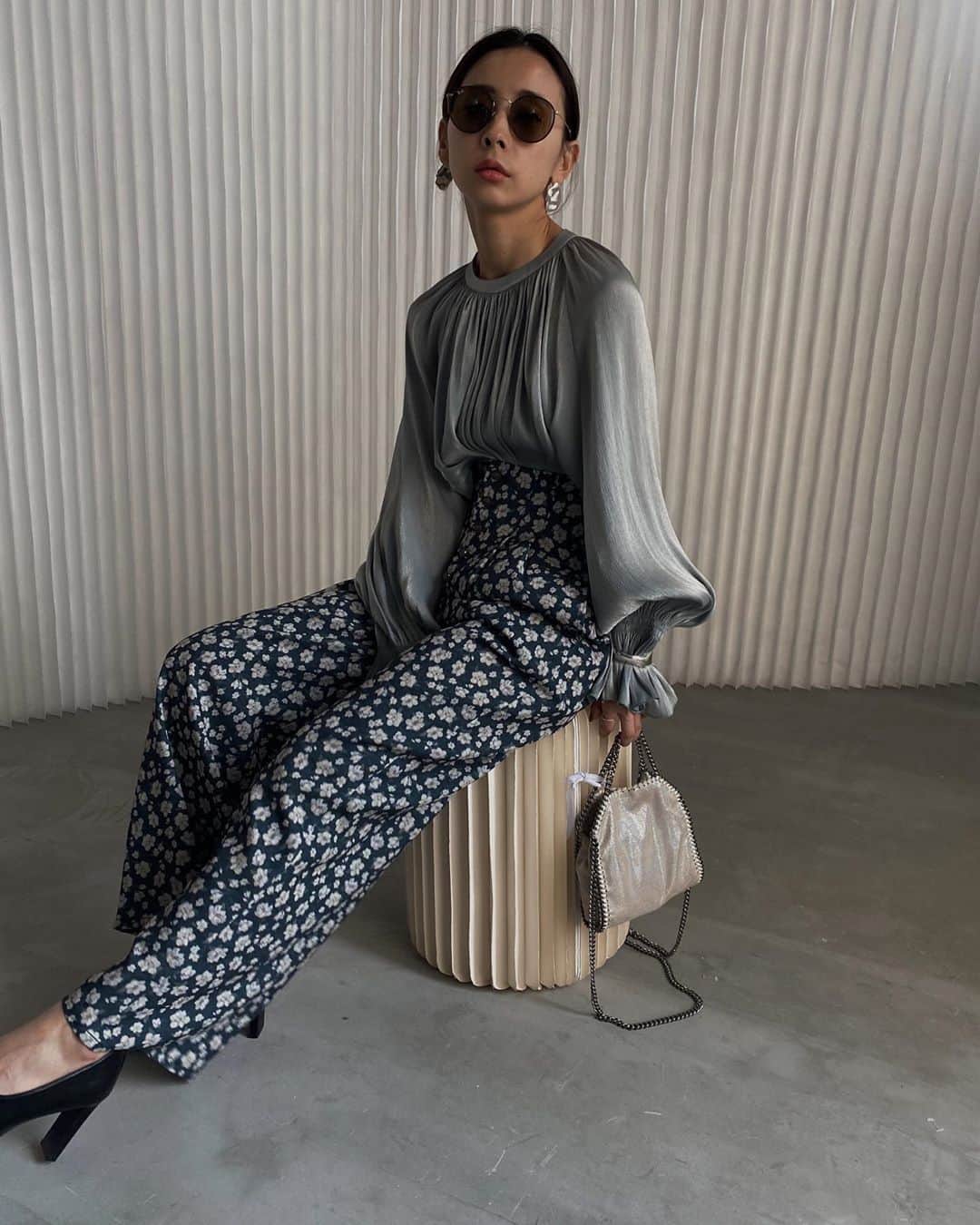 黒石奈央子さんのインスタグラム写真 - (黒石奈央子Instagram)「あめりふく . . 2way SOFT VOLUME BLOUSE ¥15000 8/25 MIA VINTAGE ...