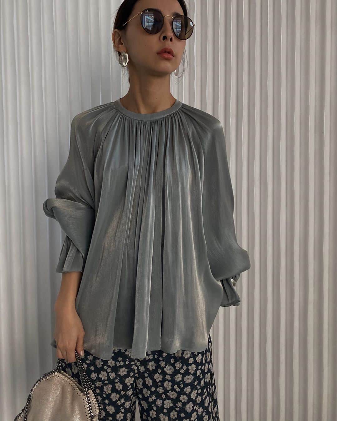 黒石奈央子さんのインスタグラム写真 - (黒石奈央子Instagram)「あめりふく . . 2way SOFT VOLUME BLOUSE ¥15000 8/25 MIA VINTAGE ...