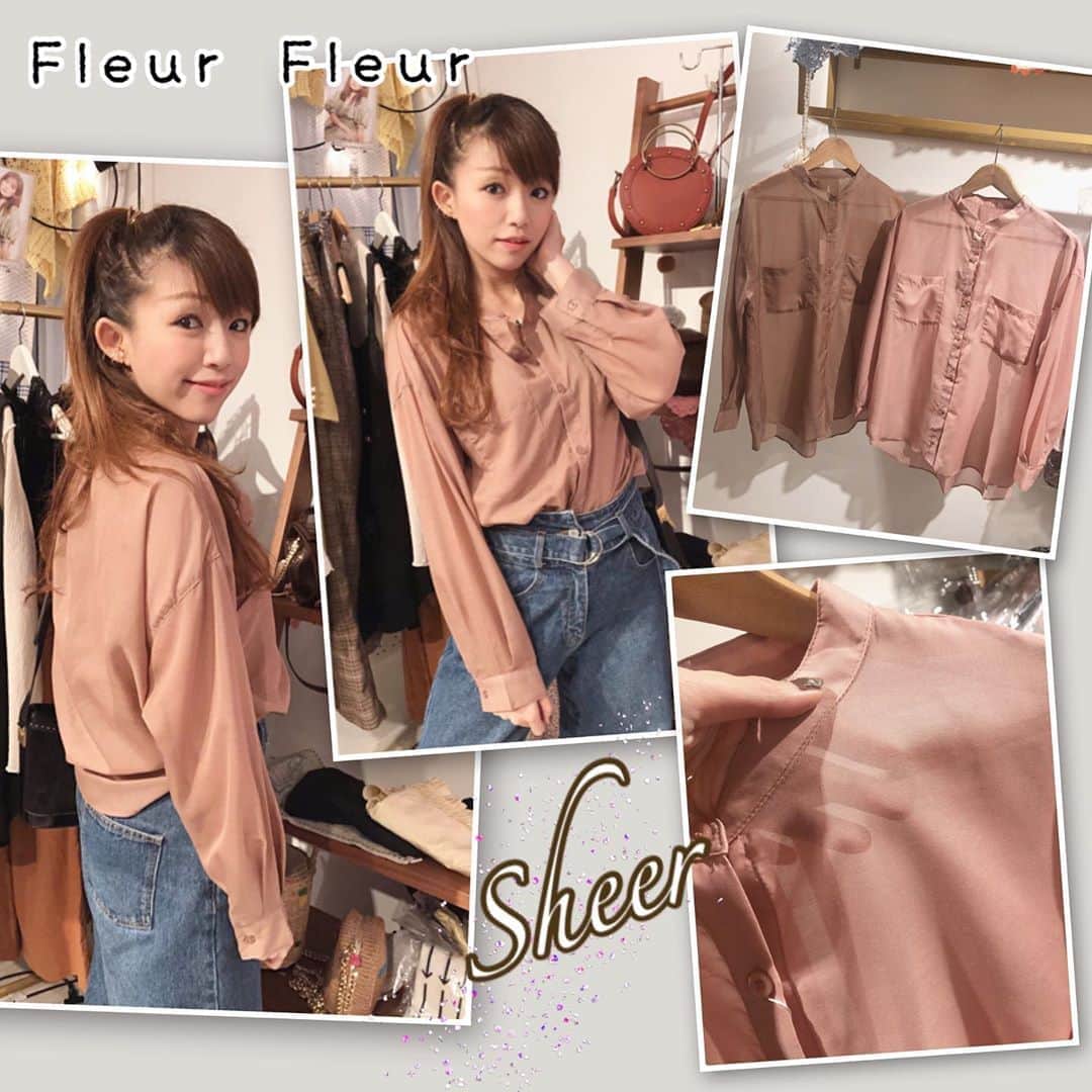 Fleur Fleurさんのインスタグラム写真 - (Fleur FleurInstagram)「SHEER 🤤🤍💯 呢個時候需要今個初秋大熱 ...