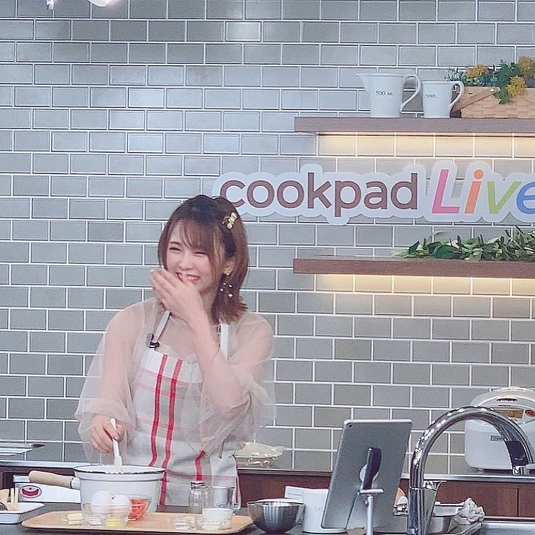 西村歩乃果さんのインスタグラム写真 - (西村歩乃果Instagram)「cookpad tv 毎回爆笑しちゃうくらい 楽しいんです。 料理を作る配信なかなかレアなので 次回もぜひみてね🥺 ...