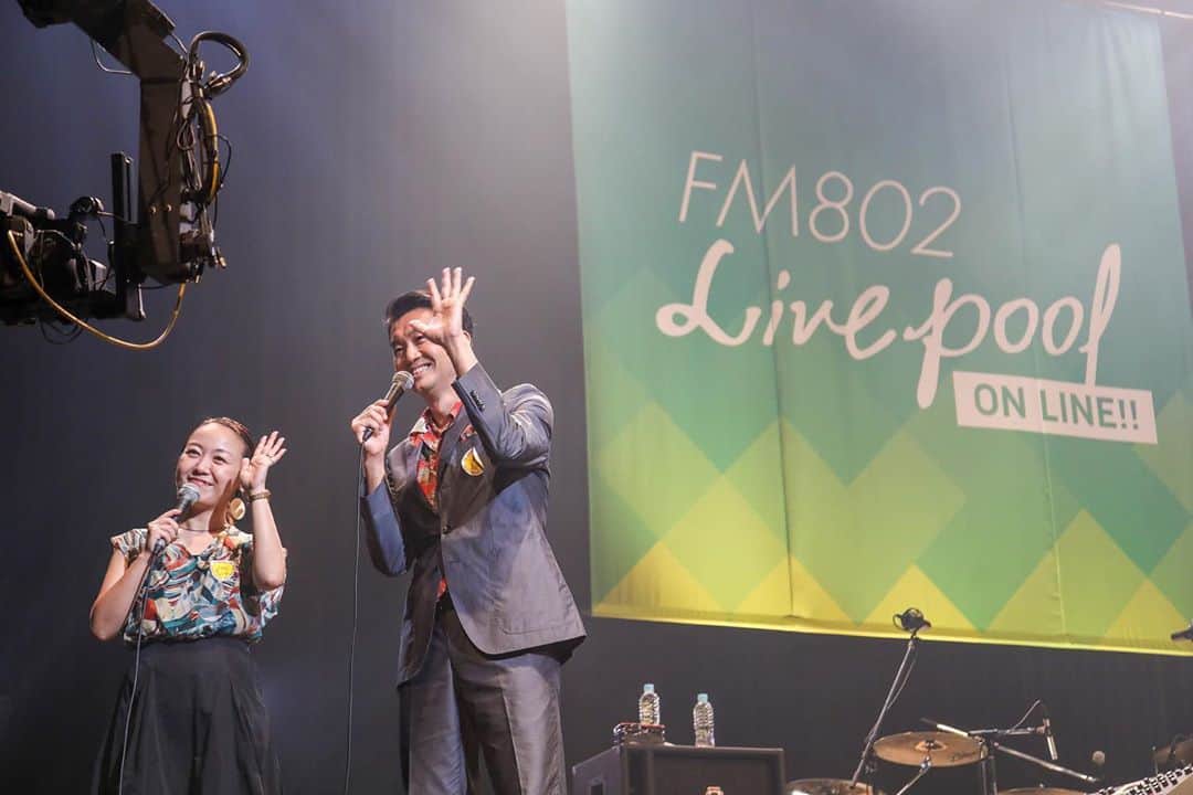 FM802さんのインスタグラム写真 - (FM802Instagram)「#FM802 Live pool ON LINE!!📡 最後は #flumpool と全バンドのボーカリストで『君に ...