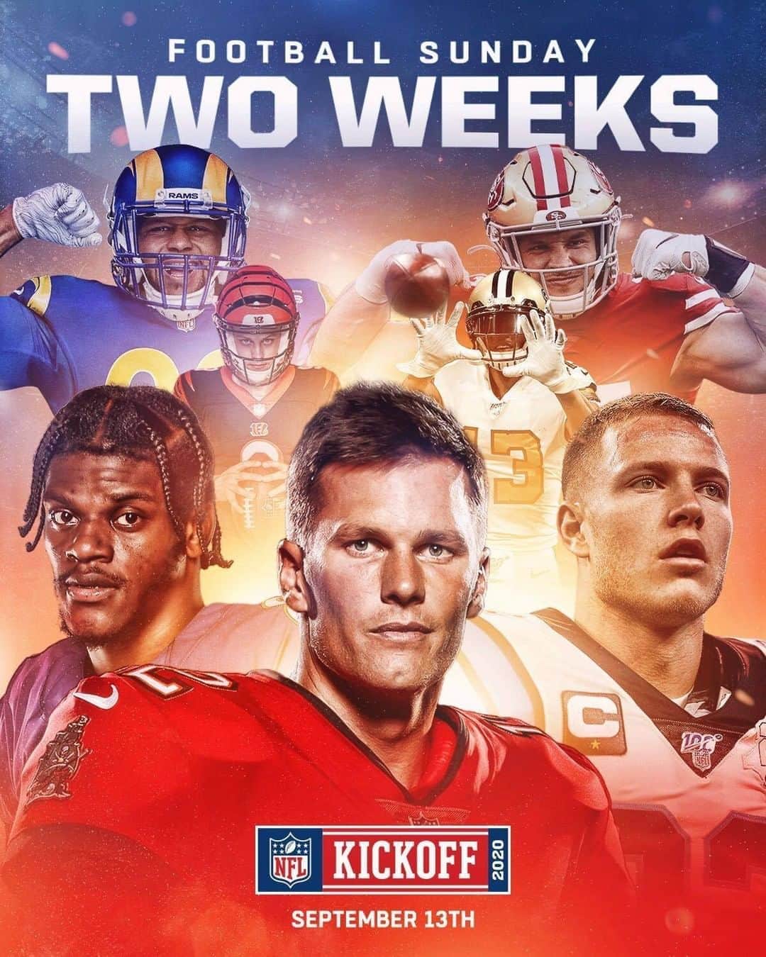 NFLさんのインスタグラム写真 - (NFLInstagram)「Two weeks until Sunday football is ...
