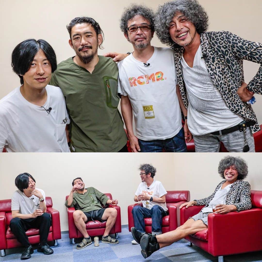 ホリエアツシさんのインスタグラム写真 - (ホリエアツシInstagram)「先輩博物館という概念 #SPICE 奥田民生×佐藤タイジ× ...