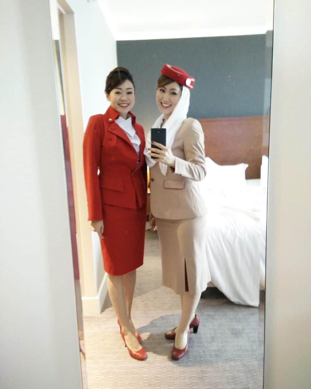 Chiakiさんのインスタグラム写真 - (ChiakiInstagram)「Which uniform do you like? CA ...