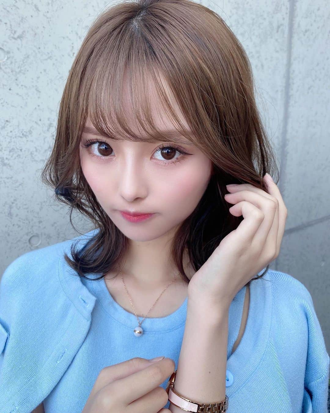 吉田恵美さんのインスタグラム写真 - (吉田恵美Instagram)「森さん @daiki._.mori に 秋っぽいカラーにしてもらいました🥰 モンブランカラー🌰 いつもありがとうございます ...