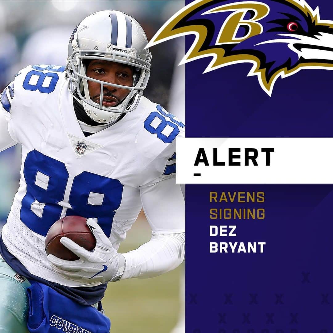 NFLさんのインスタグラム写真 - (NFLInstagram)「Ravens signing WR Dez Bryant to ...