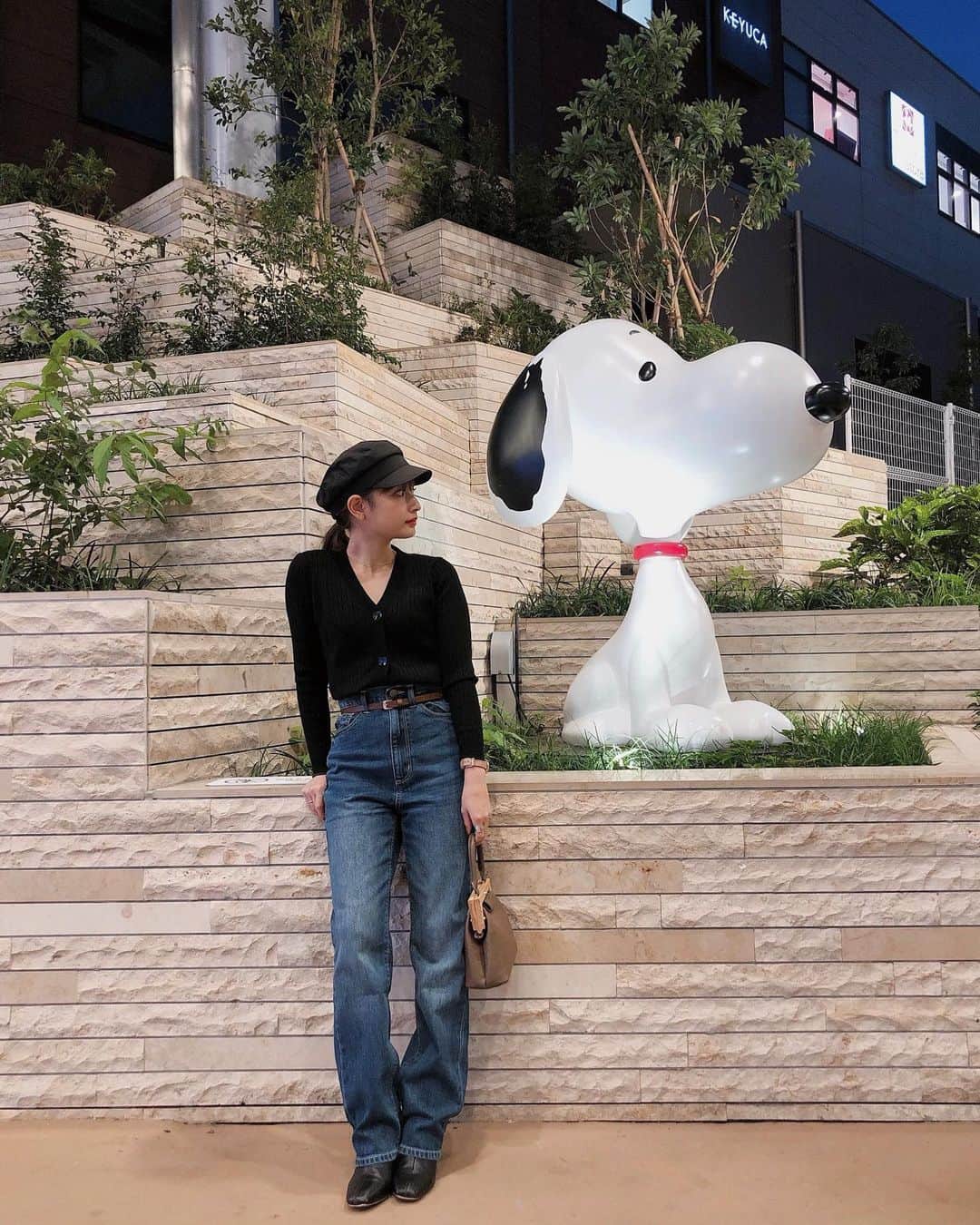 kaneshima ayaさんのインスタグラム写真 - (kaneshima ayaInstagram)「このデニムの脚長効果すごい👖♡ ...