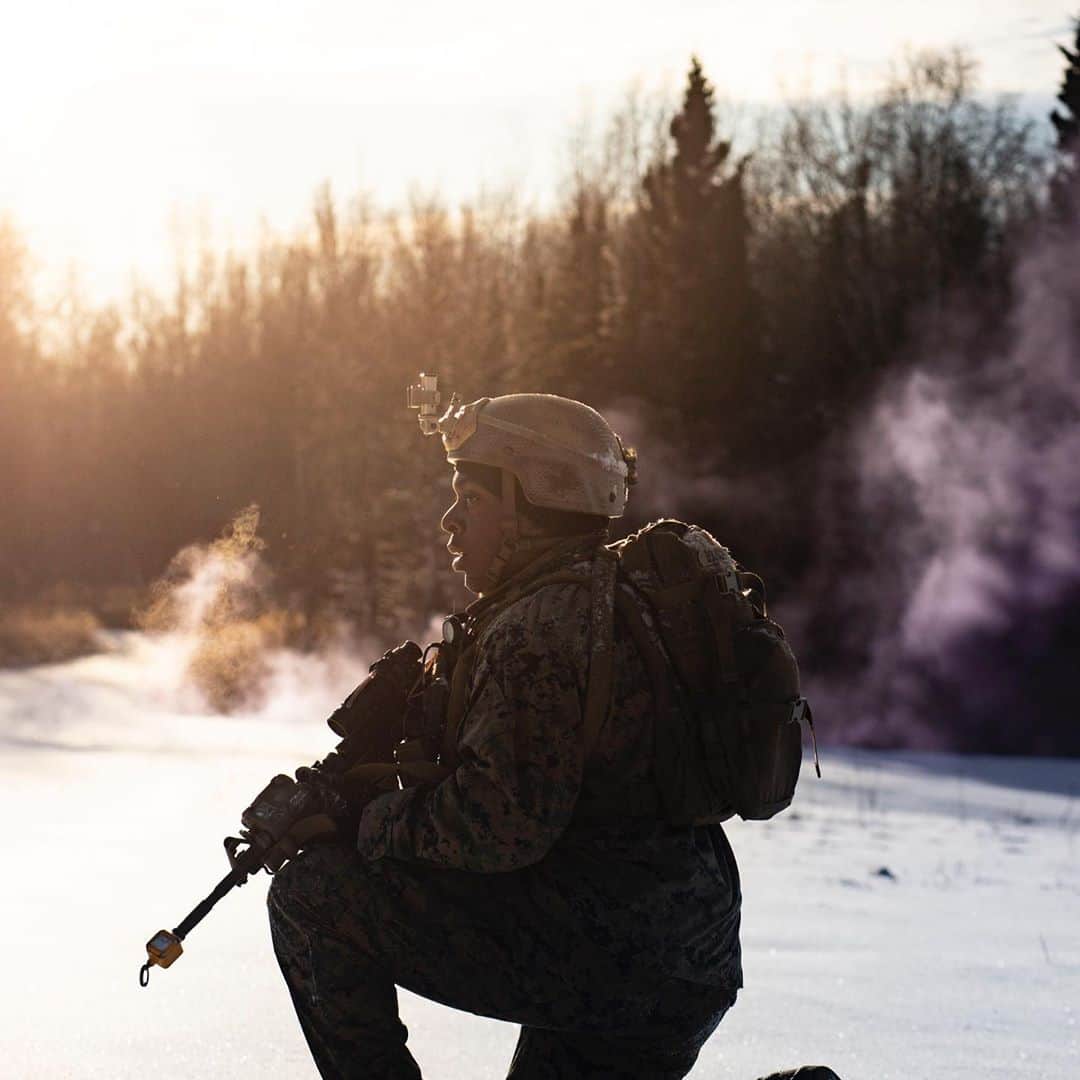 アメリカ海兵隊さんのインスタグラム写真 - (アメリカ海兵隊Instagram)「Winter is Coming Cpl. Terrell ...