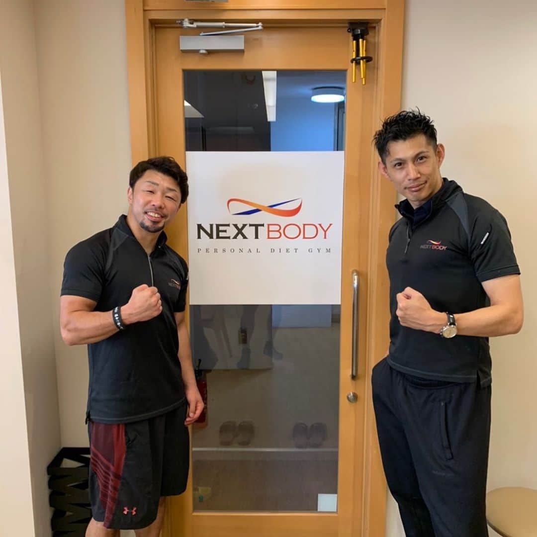 八重樫東さんのインスタグラム写真 - (八重樫東Instagram)「パーソナルトレーニングジムのNEXTBODYさんにトレーニング研修をさせていただきに来ました！ 勉強になることばかりで ...
