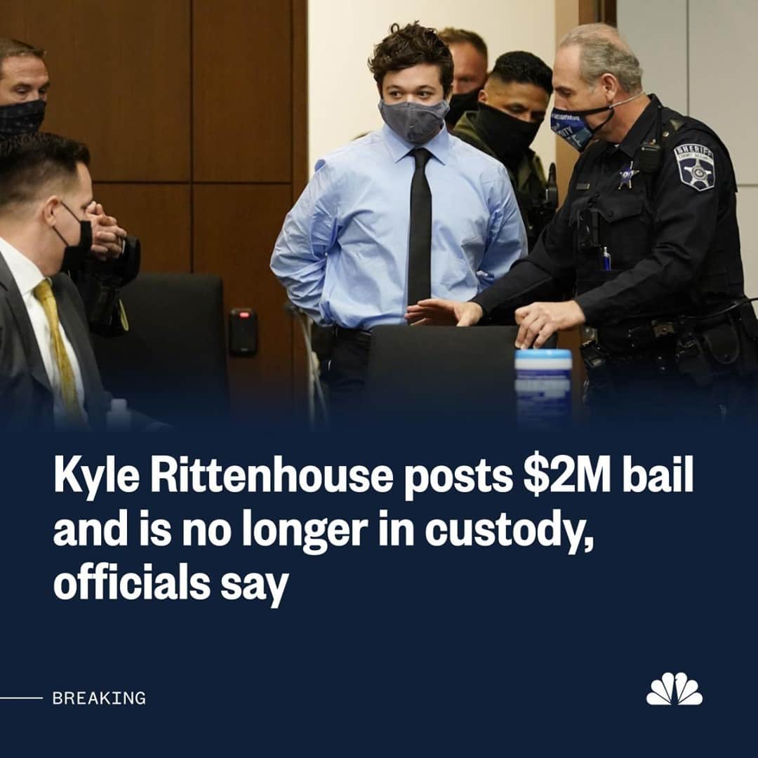 NBC Newsさんのインスタグラム写真 - (NBC NewsInstagram)「BREAKING: Kyle Rittenhouse ...