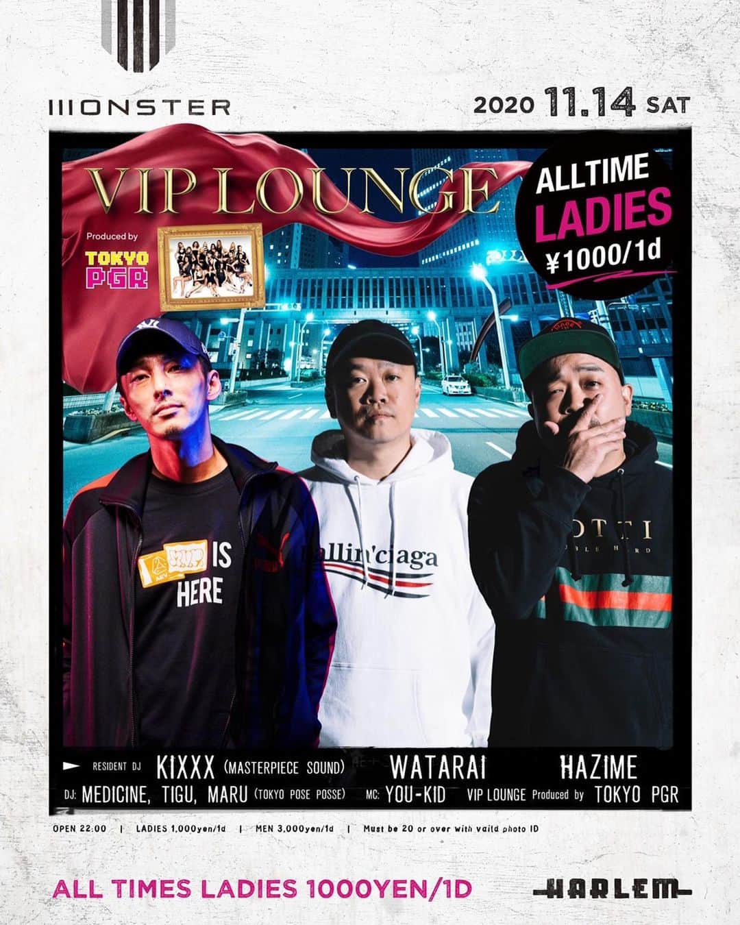 DJ HAZIMEさんのインスタグラム写真 - (DJ HAZIMEInstagram)「11/14/2020⚠️ “Monster ...