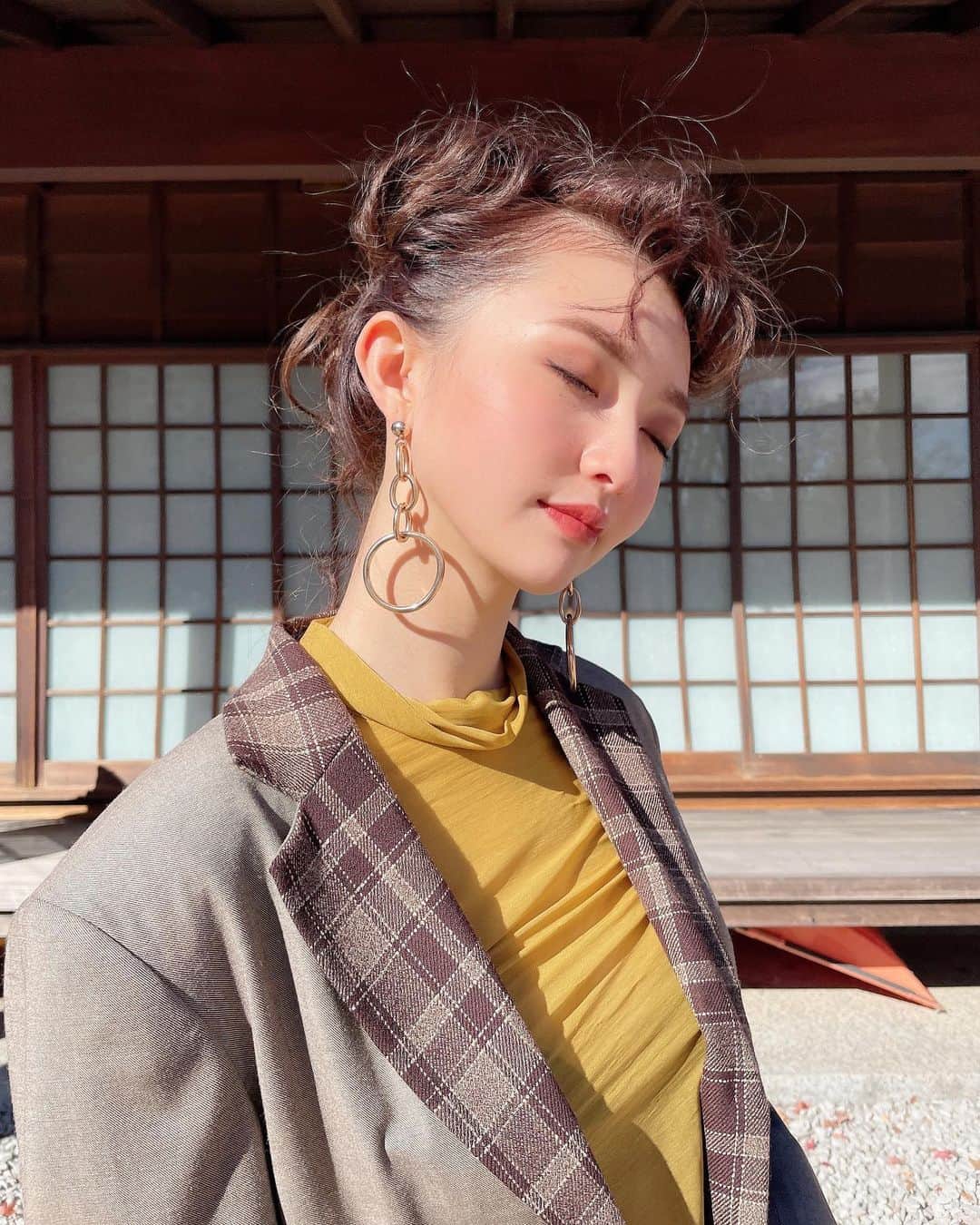 橋本萌花さんのインスタグラム写真 - (橋本萌花Instagram)「ちょっとハーフぽくなれてる 気がする 今日も一日頑張っていきましょう🔥 ...