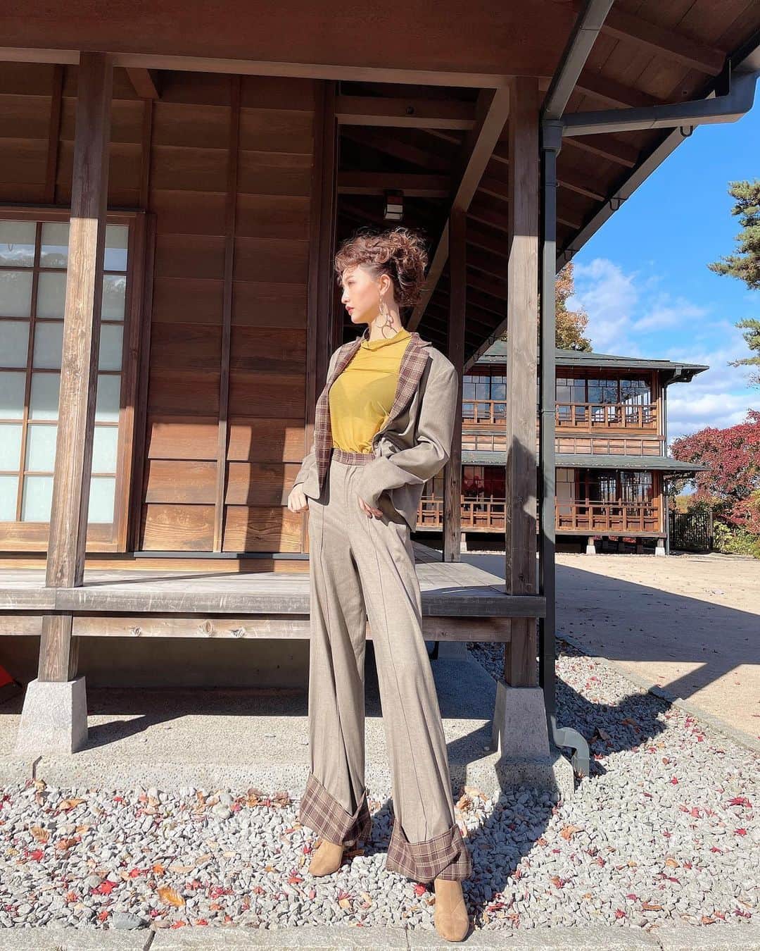 橋本萌花さんのインスタグラム写真 - (橋本萌花Instagram)「ちょっとハーフぽくなれてる 気がする 今日も一日頑張っていきましょう🔥 ...