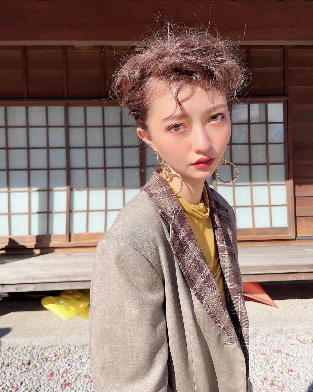 橋本萌花さんのインスタグラム写真 - (橋本萌花Instagram)「ちょっとハーフぽくなれてる 気がする 今日も一日頑張っていきましょう🔥 ...