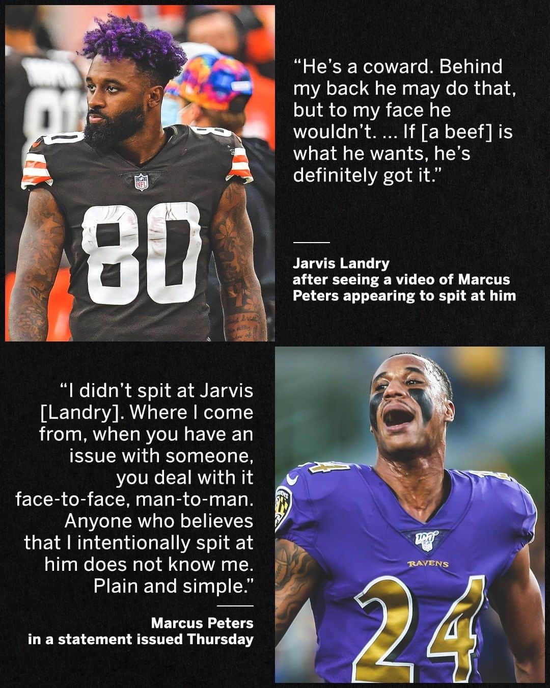 espnさんのインスタグラム写真 - (espnInstagram)「Marcus Peters issued a statement ...