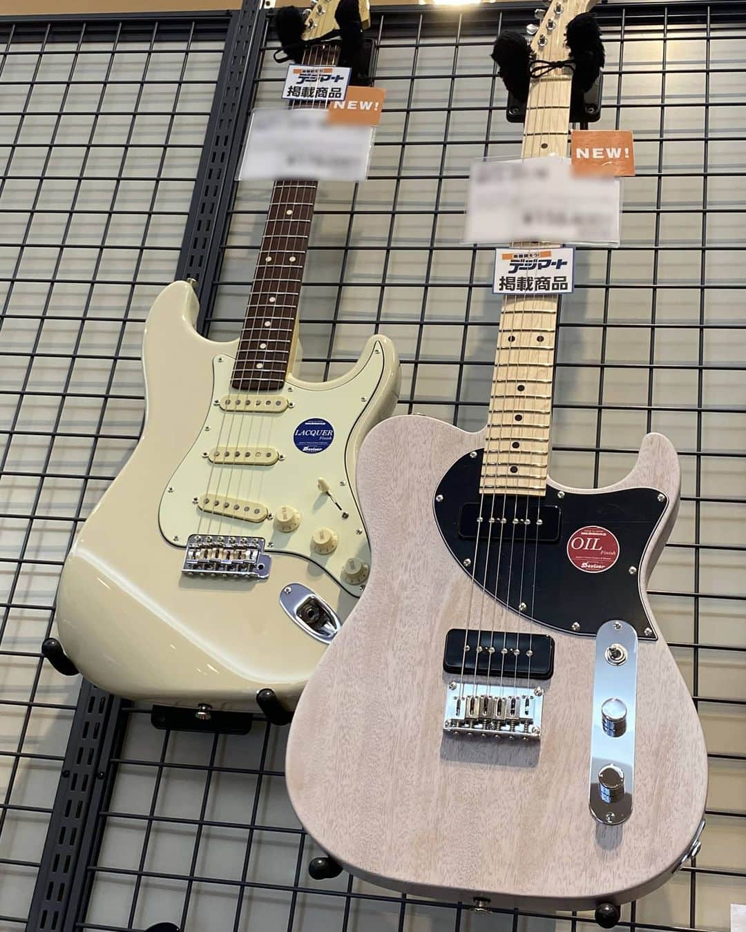 Deviserさんのインスタグラム写真 - (DeviserInstagram)「【島村楽器ららぽーと横浜店様にてMomose展開中！】 スタンダードなモデルとマホガニーボディにP-90 ...