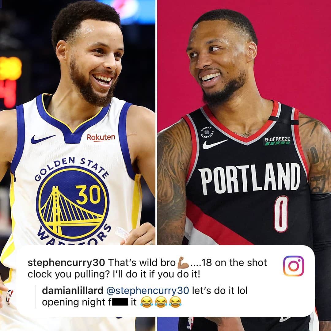 espnさんのインスタグラム写真 - (espnInstagram)「Steph and Dame are ready to fire ...