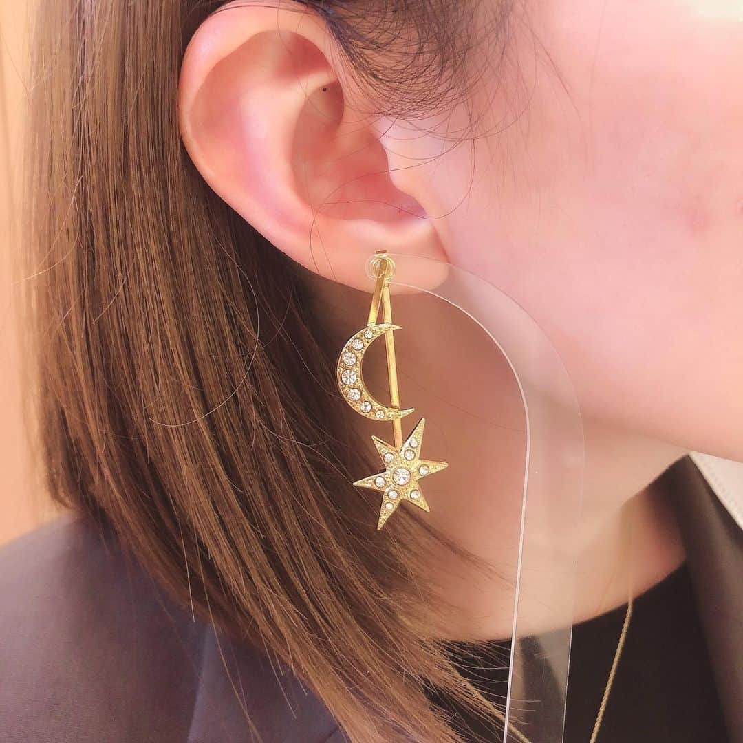Bijouxthreecさんのインスタグラム写真 Bijouxthreecinstagram 「【ader】 人気のスター＆ムーンピアス