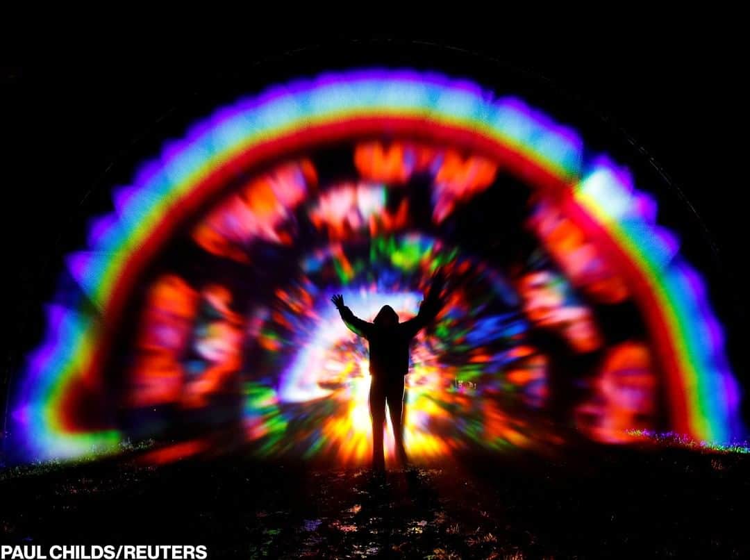 ABC Newsさんのインスタグラム写真 - (ABC NewsInstagram)「A visitor interacts with ...