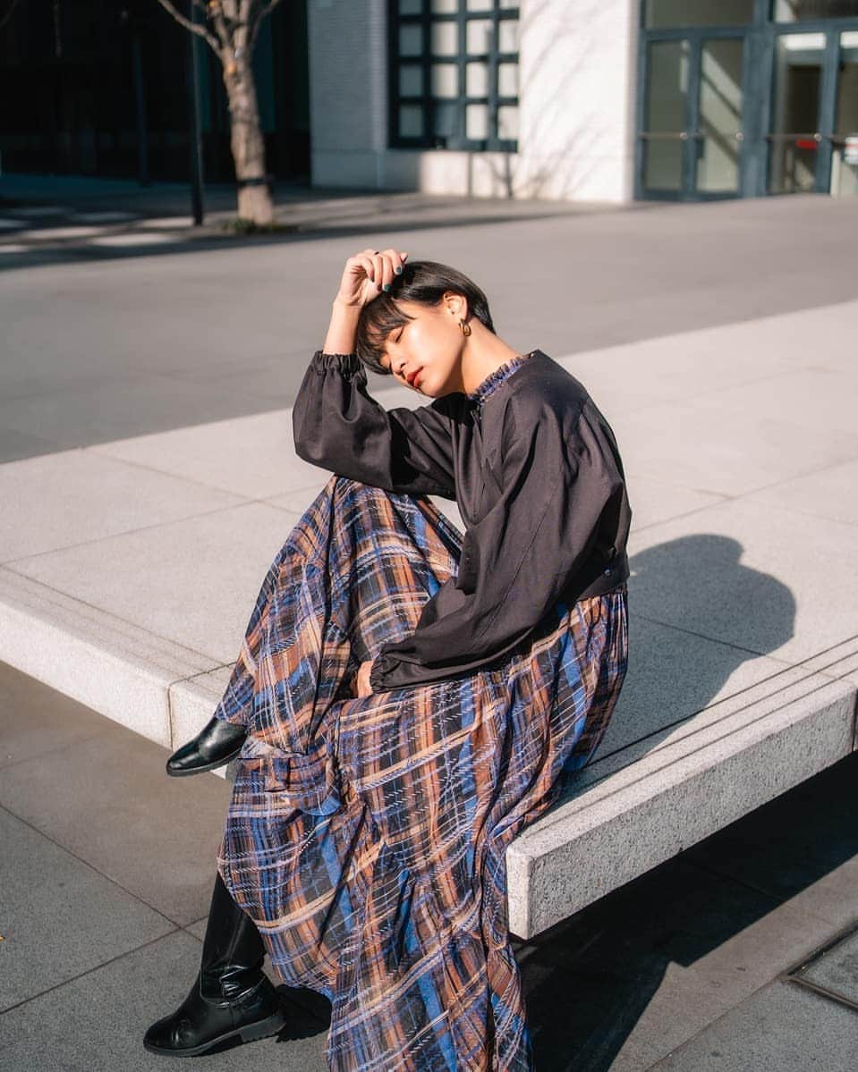 平アスカさんのインスタグラム写真 - (平アスカInstagram)「15日販売の @lildor_official の新作。 ワンピースの上 ...