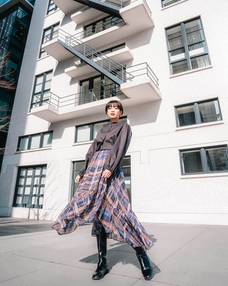 平アスカさんのインスタグラム写真 - (平アスカInstagram)「15日販売の @lildor_official の新作。 ワンピースの上 ...