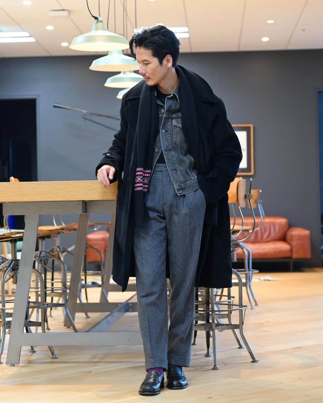 Shuhei Nishiguchiさんのインスタグラム写真 - (Shuhei NishiguchiInstagram)「"Layering winter"on casual Friday ...