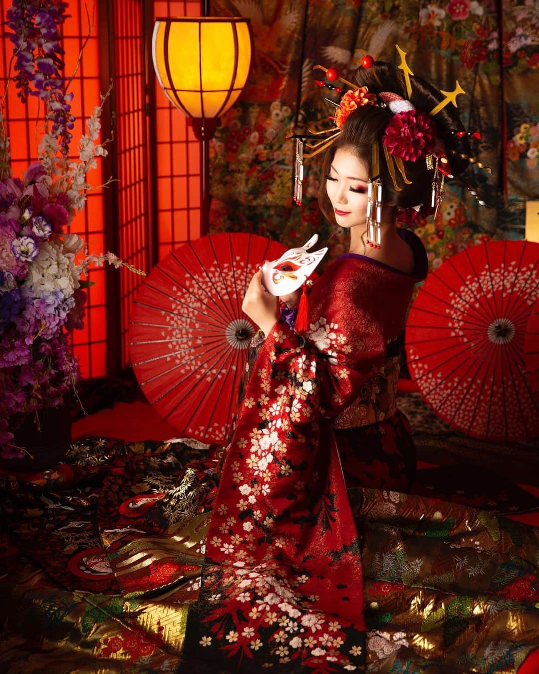 織田千穂さんのインスタグラム写真 織田千穂instagram 「🎍💗𝟸𝟶𝟸𝟷 𝟷 𝟷💗🎍 明けましておめでとうございます⛩☀️ 今年も