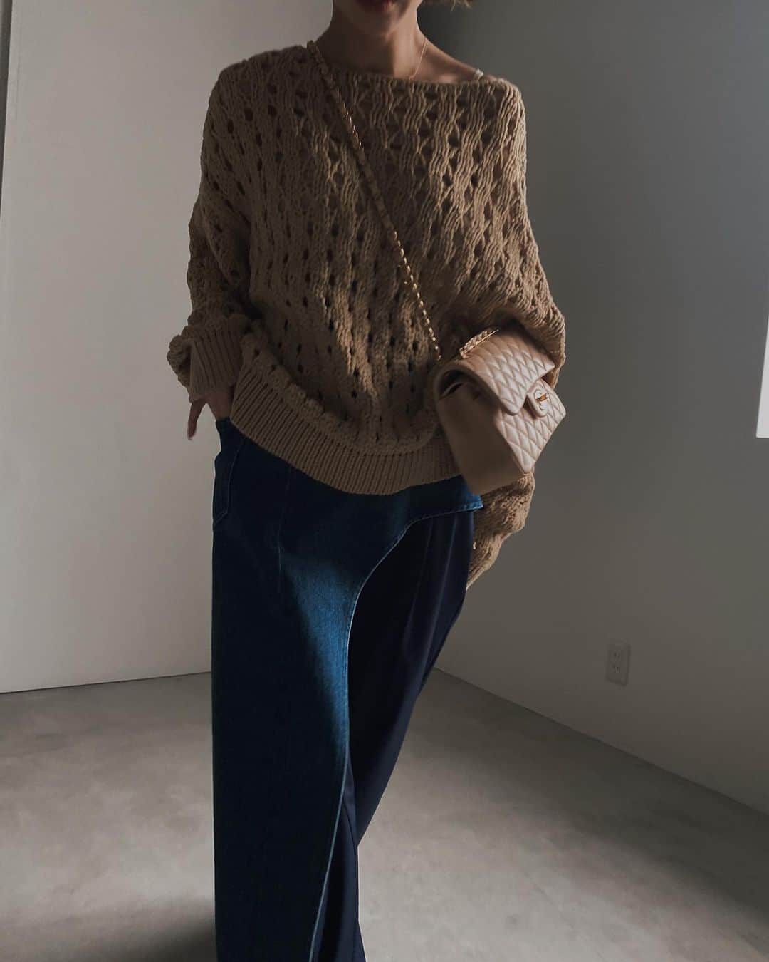 黒石奈央子さんのインスタグラム写真 - (黒石奈央子Instagram)「アメリふく . . LOOSE SHEER KNIT top ¥12000 1/9 zozo 新宿 心斎橋限定 ...